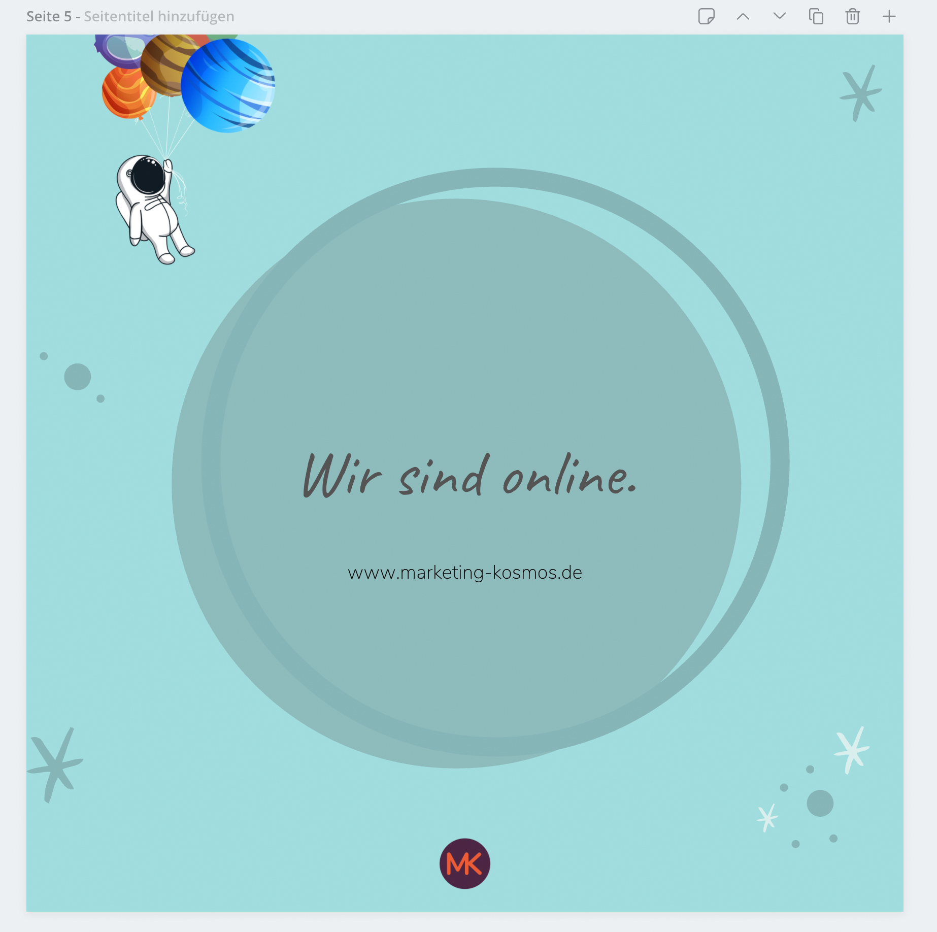 Mit der Canva App kostenlosen Content erstellen - Marketing Kosmos